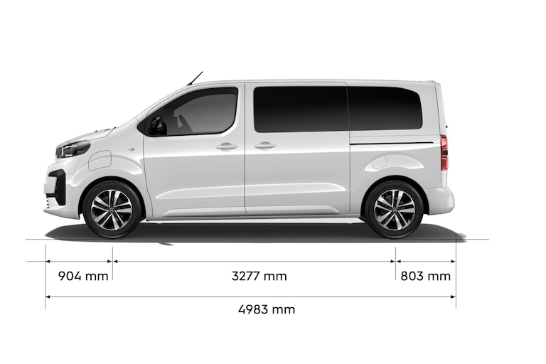 Citroen Spacetourer Abmessungen Laderaum